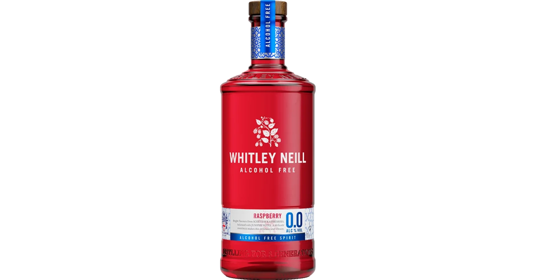 Whitley Neill Raspberry Alkoholmentes Gin 0,7L 0%