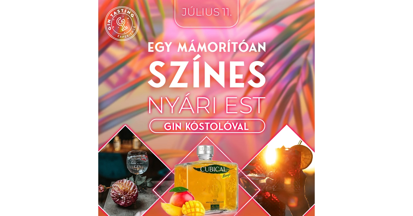 Egy mámorítóan színes nyári est ginkostolóval július 11. - GinShop